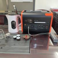 China 1500W Fast Charge 600W Portable Solar Energy Storage Generator with 2200W Power Station for sale