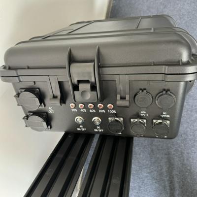 China Portable Pull Rod with Pulley Druvelong Solar Generator LiFePO4 Battery 3000W 5000W for sale