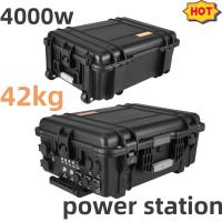 China 4000W/80ah Pure Positive Wave Camping Solar Portable Charging Power Station by LiFePO4 for sale