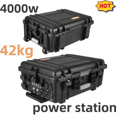 China 4000W/80ah Pure Positive Wave Camping Solar Portable Charging Power Station by LiFePO4 for sale