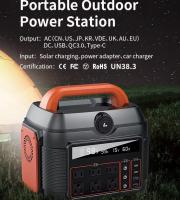 China Family Outdoor Camping 600W Solar Power Station with Battery and Solar Panel Charging for sale