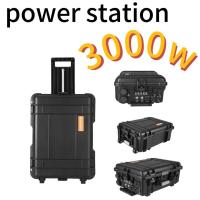 China Travel 3000W/220V/110V/UPS Pure Sine LiFePO4 Backup Battery Camping Portable Power Station for sale