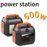 China 11W LED Lighting 600W Pure Sine LiFePO4 Backup Battery Portable Power Station for Outdoor for sale