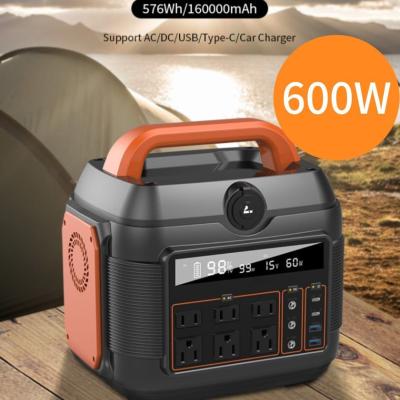 China Portable 600W Emergency Solar Generator Power Station for Mobile Charging Solutions for sale
