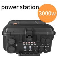 China Black Multi-Functional 3000W 3000wh Portable Solar Power Station for Outdoor Emergency for sale