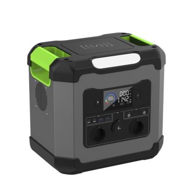 China 110V/220V/1500W Lithium Battery Emergency Outdoor Mobile Power Portable Power Station for sale