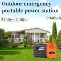 China Energy Storage Portable Power Station Wireless Charging 15W Constant Power Output 3500W for sale