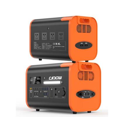 China Pure Sine Wave Inverter 2200W Portable Power UPS for Energy Storage in Black Orange for sale