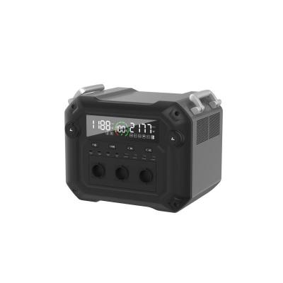 China 2500W All Output Socket USB Power Station Energy Storage System with AC Output Power for sale