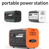 China 40ah/110V/220V Mobile Rechargeable 2200W Outdoor Camp Lithium Battery Power Portable Power Station for sale