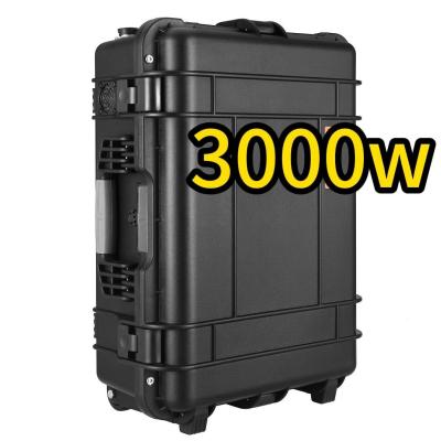 China 3000W/3000wh Portable Energy Storage Power Station ABS Alloy Shell Material for Travel for sale