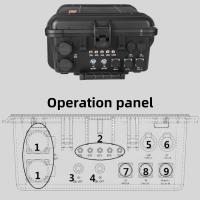 China Home Outdoor AC LiFePO4 Solar Generator 5000W Power Station in Black Colour by ODM/OEM for sale