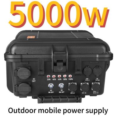 China Low Temperature Protection 5000W AC LiFePO4 Solar Generator for Household Outdoor for sale