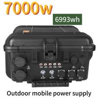 China 7000W/6993whlifepo4 Outdoor Portable Rechargeable Solar Wind Power Station for Outdoor for sale