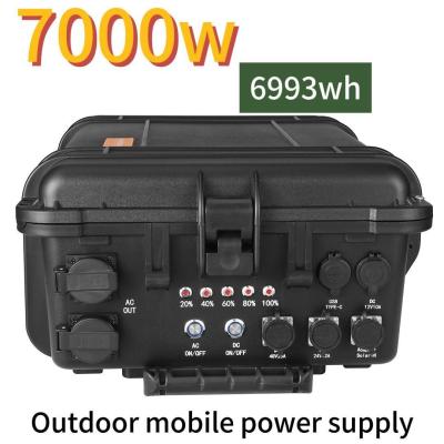 China 7000W/6993whlifepo4 Outdoor Portable Rechargeable Solar Wind Power Station for Outdoor for sale