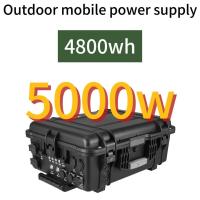 China 5000W/4800whlifepo4 Outdoor Rechargeable Solar and Wind Power Station for Car Charging for sale