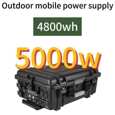 China 5000W/4800whlifepo4 Outdoor Rechargeable Solar and Wind Power Station for Car Charging for sale