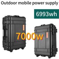 China 8000W Peak Power AC LiFePO4 Solar Generator Power Station for Outdoor Household Needs for sale