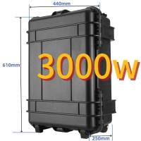 China 3000W Outdoor Mobile Power Solar Generator with Emergency Portable Power Station for sale