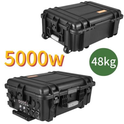 China USB Portable 5000W Solar Power Station for Outdoor Travel Camping and Emergency Situations for sale