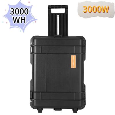 China CE.Un38.3 Certified 3000W/3000wh Portable Solar Power Station for Camping and Emergency for sale