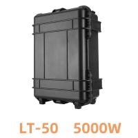 China Outdoor Travel Solar Power Station Black Customizable Pure Sine Wave Inverter USB Charging for sale