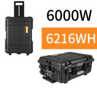 China ODM/OEM ABS Alloy Shell Material 6000W/6216wh LiFePO4 Solar Generator for Home Outdoor for sale