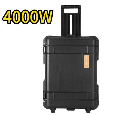 China 4000W Large Capacity Lithium Battery Solar Generator Perfect for Home RV and Outdoor for sale