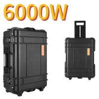 China 6000W Large Capacity Lithium Battery Portable Power Station for Markets in South America for sale