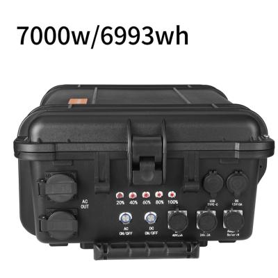 China Shell Material ABS Alloy Portable Solar Power Station 3000W/5000W/7000W 4000W for Outdoor for sale