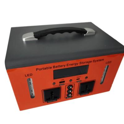China Portable Power Station 300W/500W with USB Port and AC Power Base for Camping or Emergency Power for sale