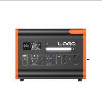 China 2400W Solar Charging Portable Solar Energy Storage Battery Power Station Orange Black for sale
