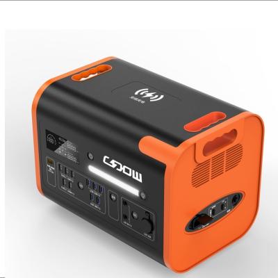 China 800W Max Solar Charging LiFePO4 Backup Battery Portable Power for Camping and Outdoor for sale