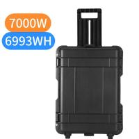 China AC Pure Sine Wave Output 7000W Outdoor Power Station LiFePO4 Portable Solar Generator for sale