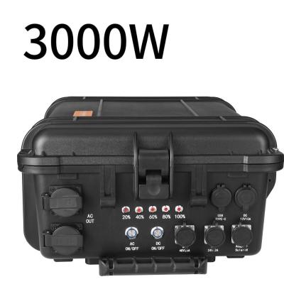China Portable Energy Generator 3000W/3000wh Power Station for Emergency Outdoor Power Supply for sale