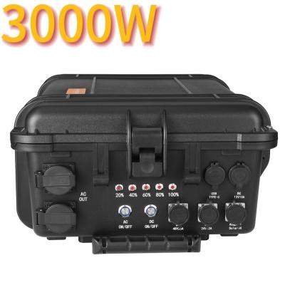China Black 3kw 5kw 6kw Household Standby Portable Power Station with CE.Un38.3 Certification for sale
