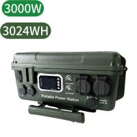 China Outdoor Camping Large Capacity Portable Power Station with USB-C 45W and 3000W/3024wh for sale