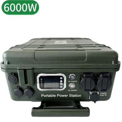 China Pure Sine Wave Output 6000W/5000W7000W High Power Emergency Power Supply for Outdoor for sale