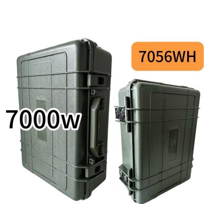 China Travel Backup Power 7000W Portable Power Station with Dual Intelligent Forced Cooling for sale