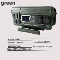 China Travel Backup Power 7000W Portable Power Station with Dual Intelligent Forced Cooling for sale