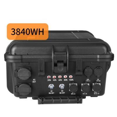 China 4000W Large Capacity Outdoor Mobile Power Solar Generator Power Station for Versatile for sale