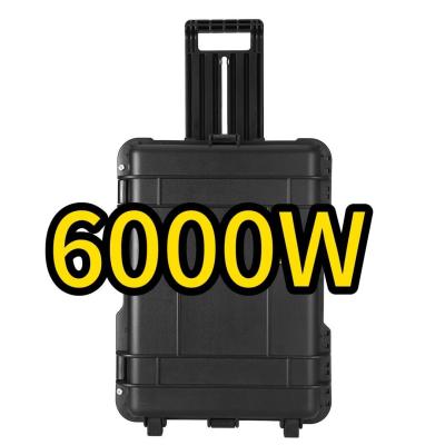 China 6000W Portable 6216wh Camping 230V Lithium Iron Phosphate Battery Power Station for Power for sale