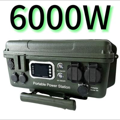 China MPPT Controller 6000W/6048wh Portable AC/DC Outdoor Mobile Power Station for Products for sale