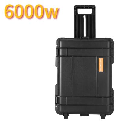 China Outdoor Ternary Lithium Battery Portable Power Station 6000W/6216wh with High Safety for sale