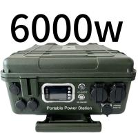 China 6048wh Large Capacity Mobile Power Solar Generator 6000W Power Station for High Demand for sale