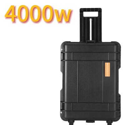 China 4000W Rechargeable Backup Power Supply for Outdoor Home and RV Output Socket All Types for sale
