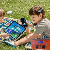 China 300W Off-Grid Solar Mobile Device Charging Station with 12V DC Output Correction Wave for sale