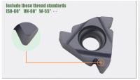 China High Density Internal CNC Carbide Insert For Metal Lathe NPT Series for sale