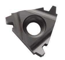 China TiAlN Coated Lathe Thread Triangle Carbide Inserts For Hardened Steel 16NR 3.0TR for sale