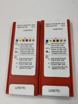 China Indexable Square Lathe Cutting Inserts CNC Carbide Inserts SNMG120408/12-PM for sale